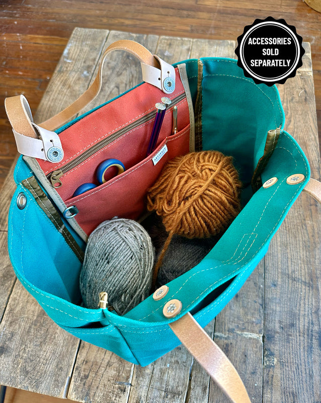Tote Organizer & Slim Crossbody | ARTIFACT - Handmade in Omaha, NE