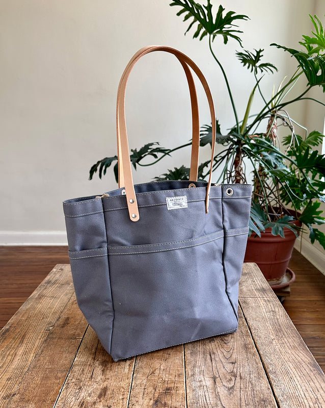 Canvas & Leather Day Tote | ARTIFACT | Handmade in Omaha, NE
