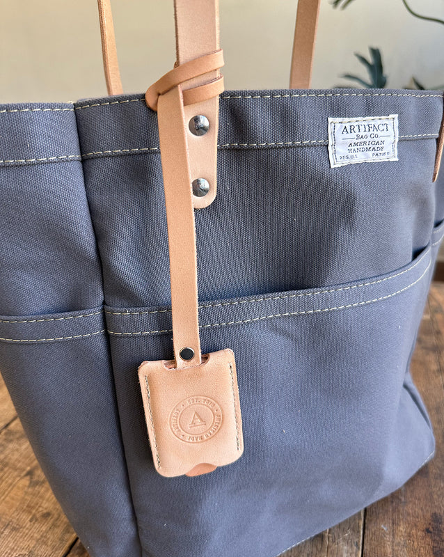 Canvas & Leather Day Tote | ARTIFACT | Handmade in Omaha, NE
