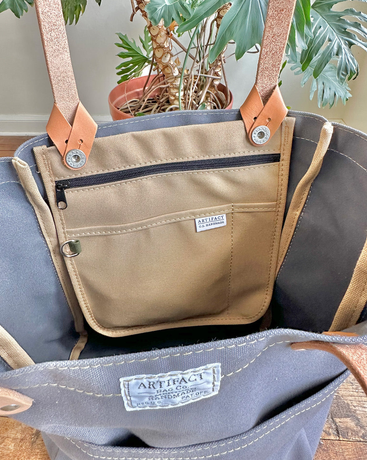 Tote Organizer & Slim Crossbody | ARTIFACT - Handmade in Omaha, NE