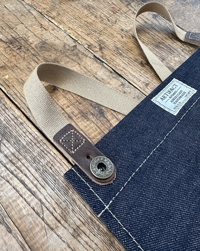 Workshop Apron w/ Cross-Back Ties | ARTIFACT - Made in USA