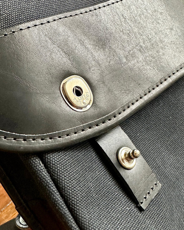 Waxed Messenger Laptop Musette Field Bag | ARTIFACT| Made in USA