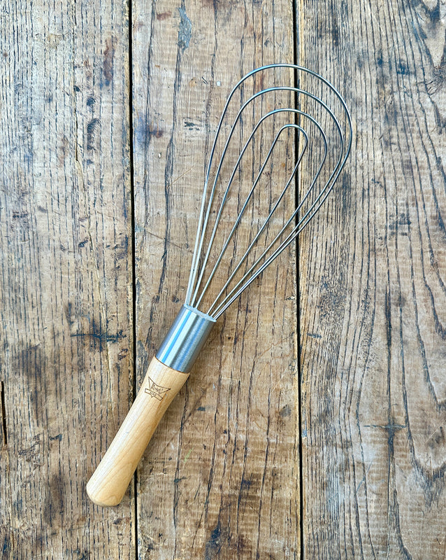 Flat Whisk w/ Wood Handle | ARTIFACT - Made in USA
