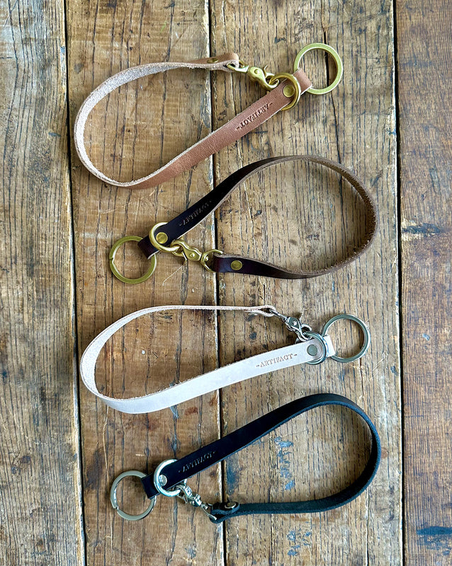 Leather Key Lanyard | ARTIFACT | Handmade in Omaha, NE