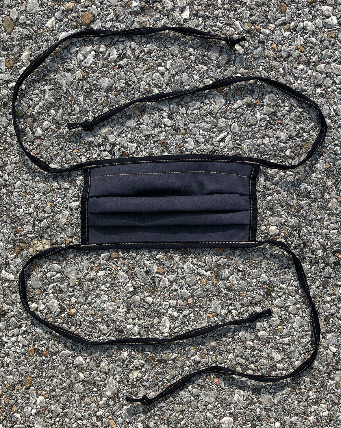 Slate Gray Reusable Cotton Mask w/ Ties | ARTIFACT | Quality Guaranteed