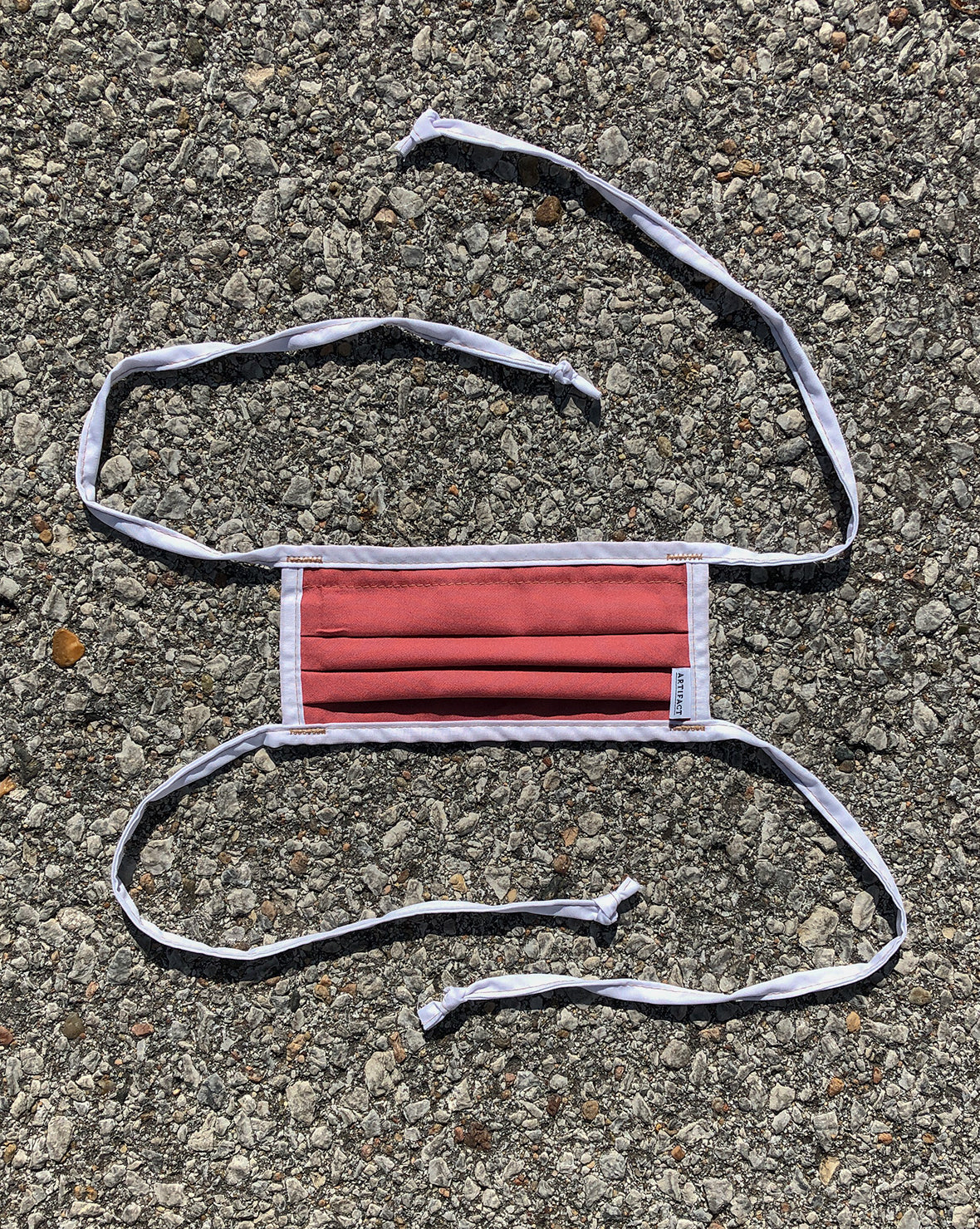 Nantucket Red Reusable Cotton Mask w/ Ties | ARTIFACT | Made in USA