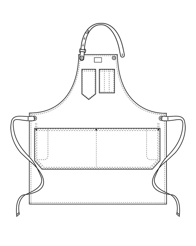 Luthier Apron w/ Removable Leather Straps | ARTIFACT | Made in USA